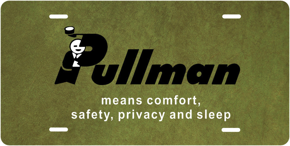 Pullman Sleeping Car Service Logo License Plate – VintageTransCo