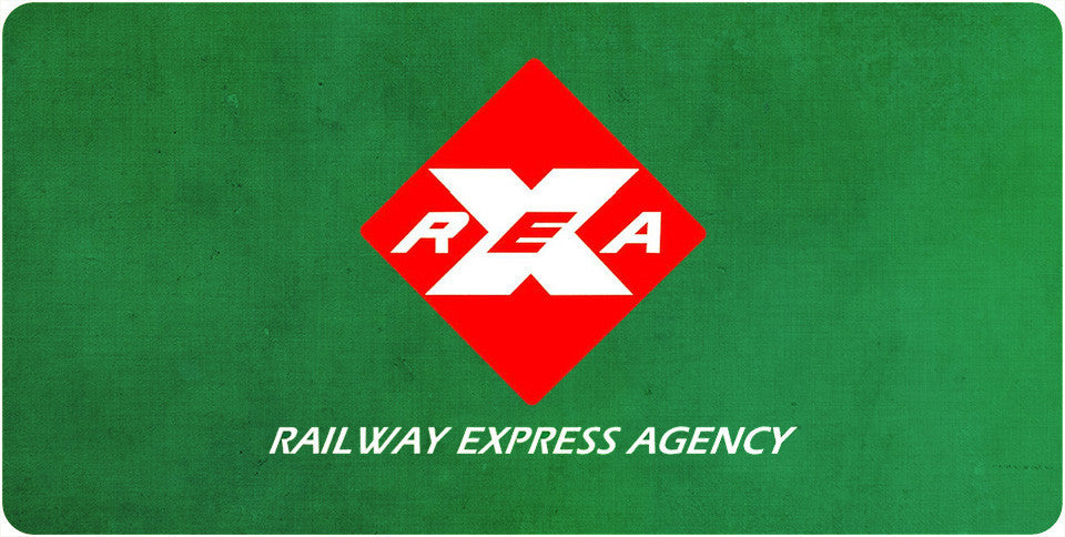 REA Railway Express Agency License Plate – VintageTransCo