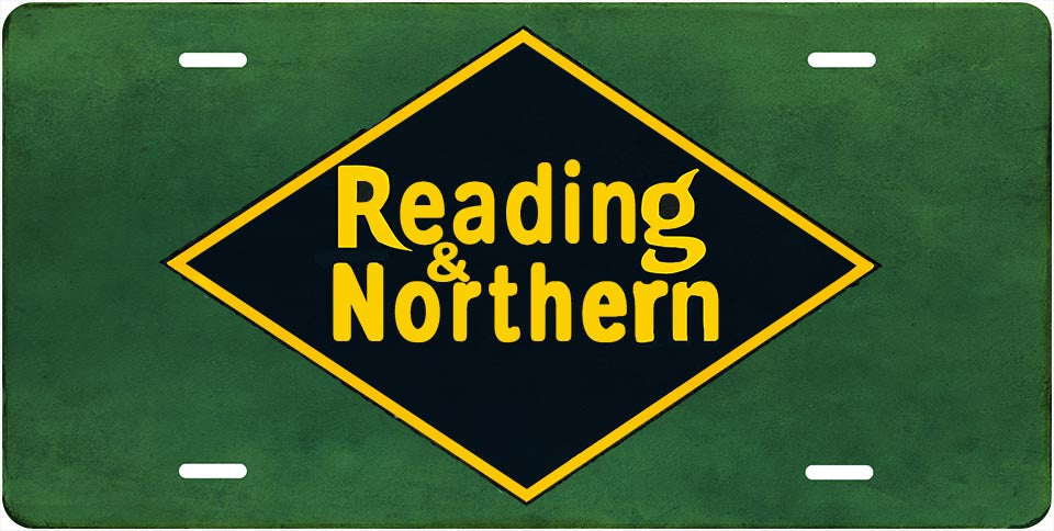Reading & Northern License Plate – VintageTransCo