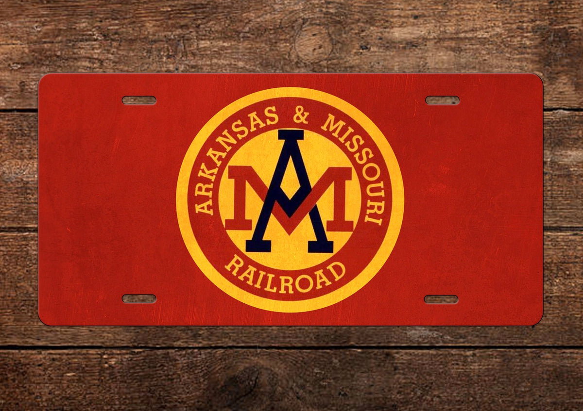 Arkansas & Missouri Railroad License Plate – VintageTransCo
