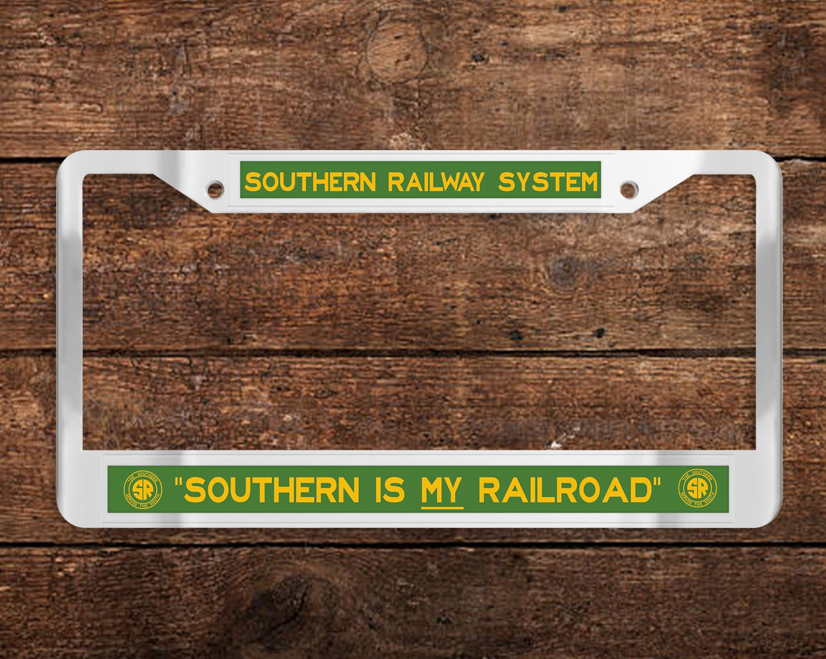 Southern Railway - Southern is My Railroad (SOU) Chrome License Plate ...