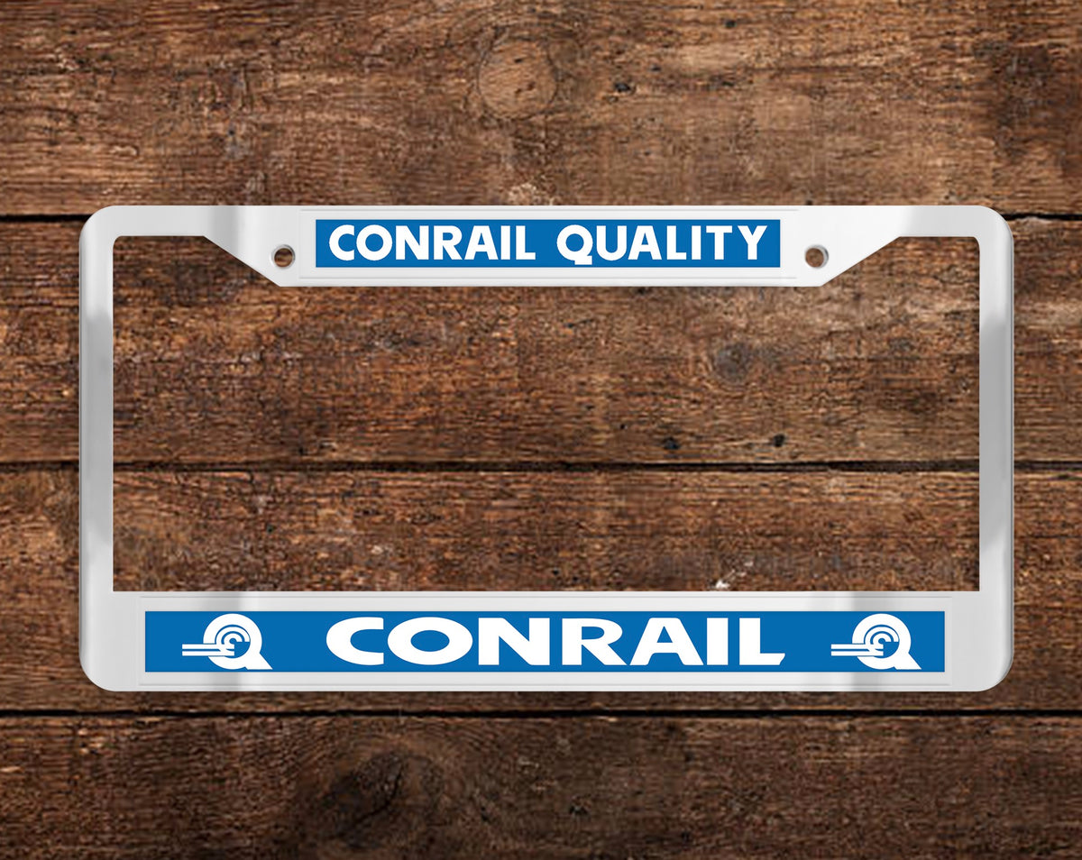 Conrail - Conrail Quality - Chrome License Plate Frame – VintageTransCo