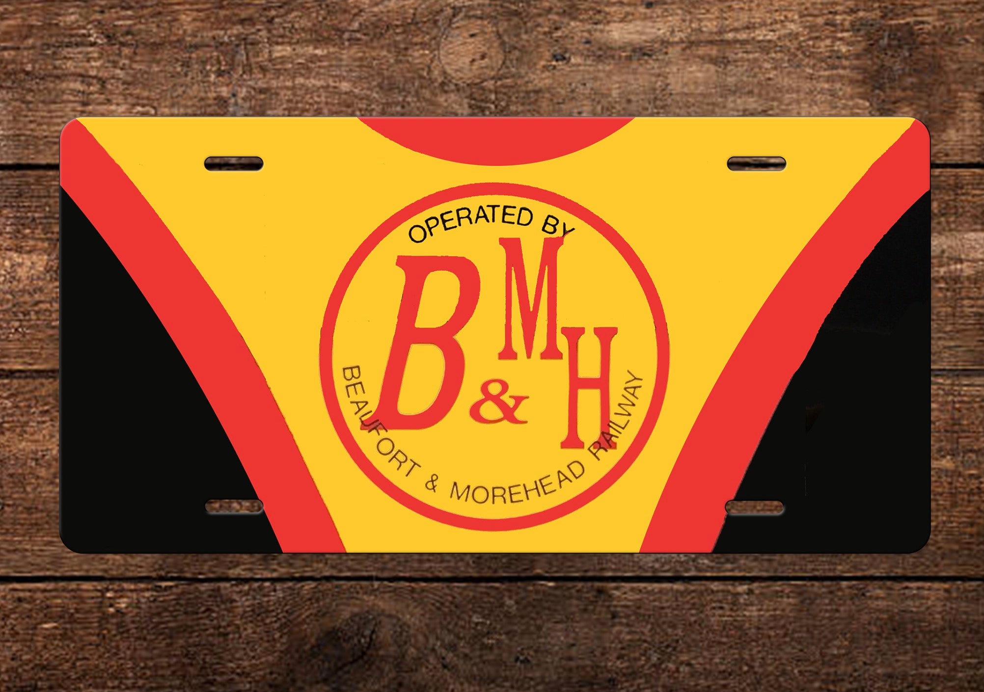 Beaufort & Morehead (B&M) Railroad License Plate – VintageTransCo