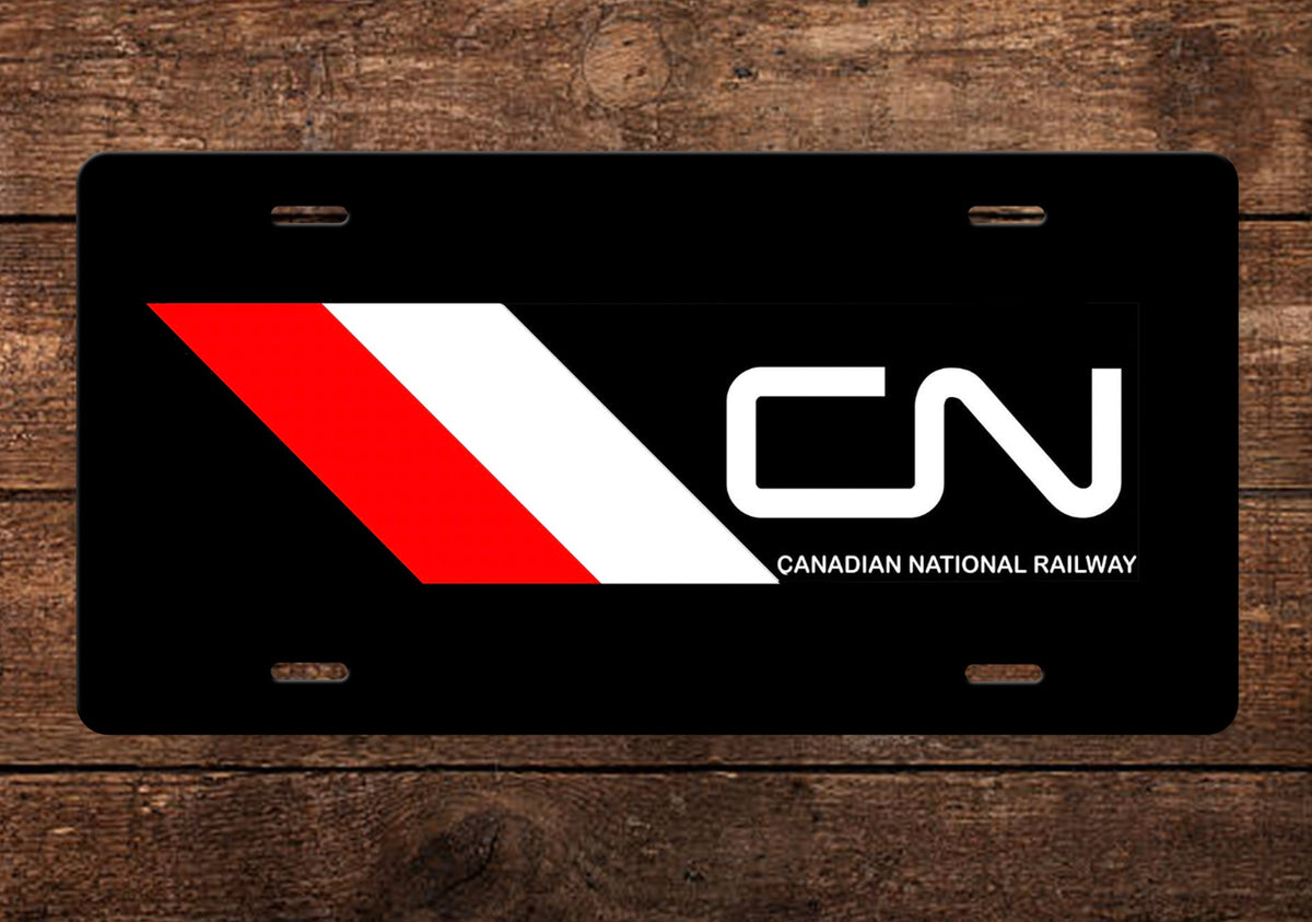 Canadian National (CN) Locomotive License Plate – VintageTransCo