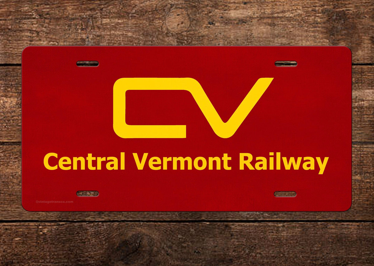 Central Vermont Railway License Plate – VintageTransCo