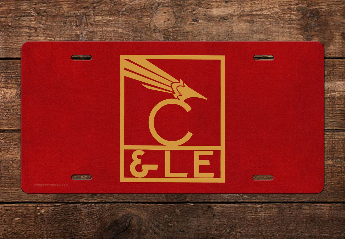 Cincinnati & Lake Erie License Plate – VintageTransCo