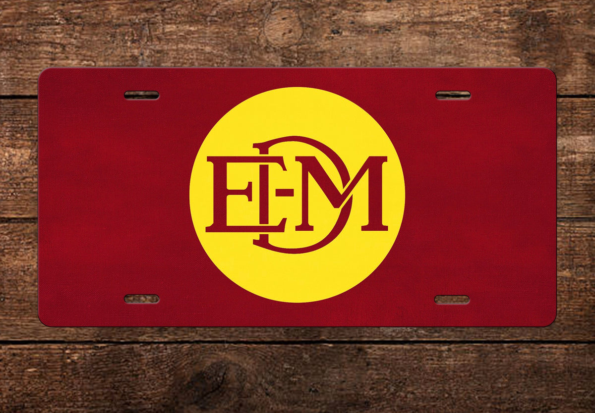 EMD - Classic Logo - License Plate – VintageTransCo