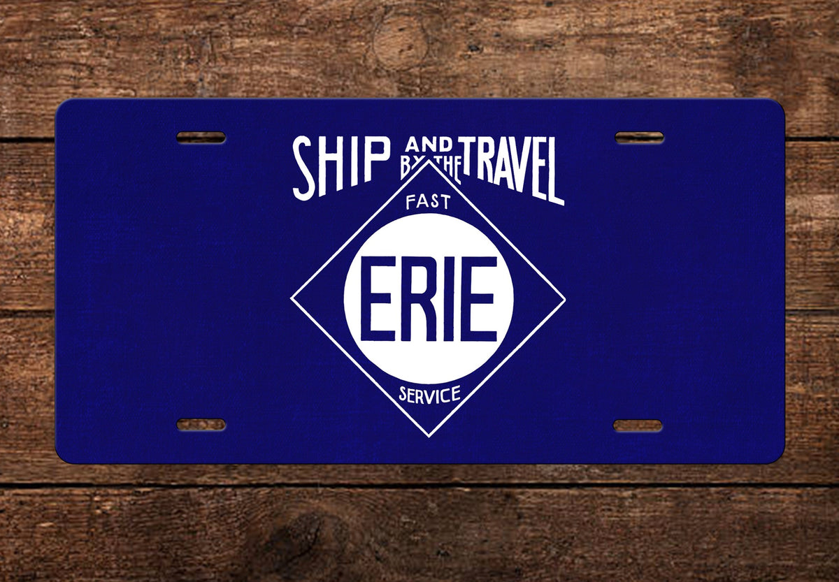Erie Travel & Ship License Plate – VintageTransCo