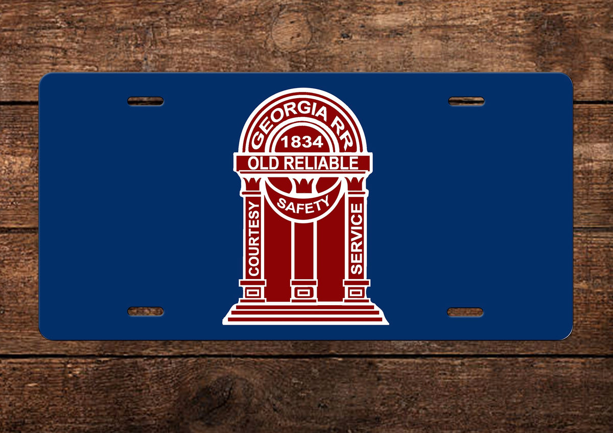 Georgia Railroad License Plate – VintageTransCo