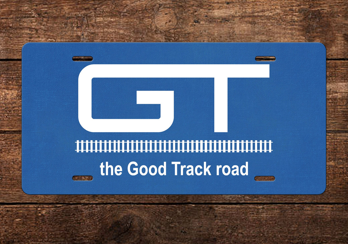 Grand Trunk "the Good Track road" License Plate – VintageTransCo