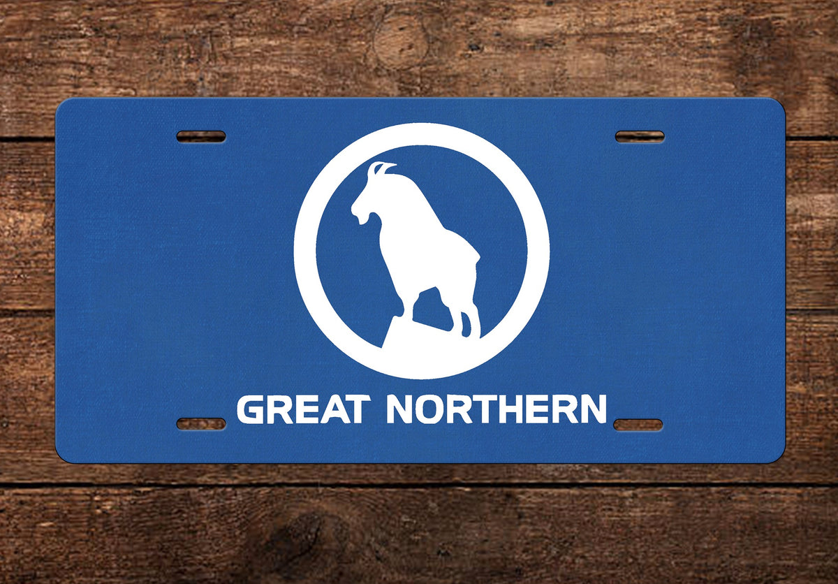 Great Northern Railway License Plate – VintageTransCo