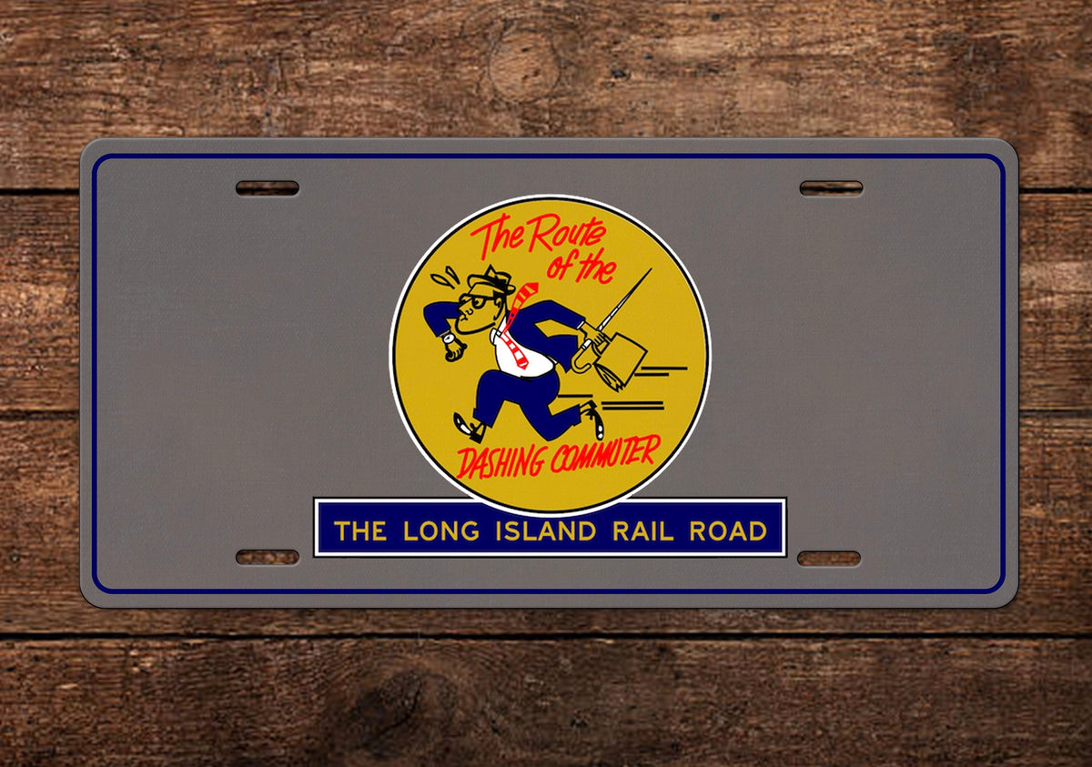 Long Island Railroad - Dashing Dan - License Plate – VintageTransCo