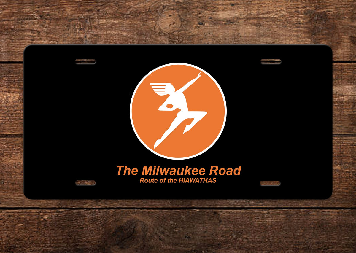 Milwaukee Road - Hiawatha Route - License Plate – VintageTransCo