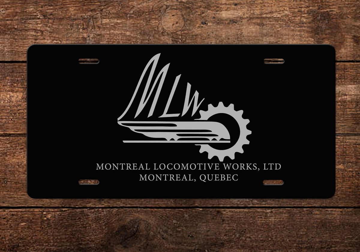 Montreal Locomotive Works, LTD License Plate – VintageTransCo