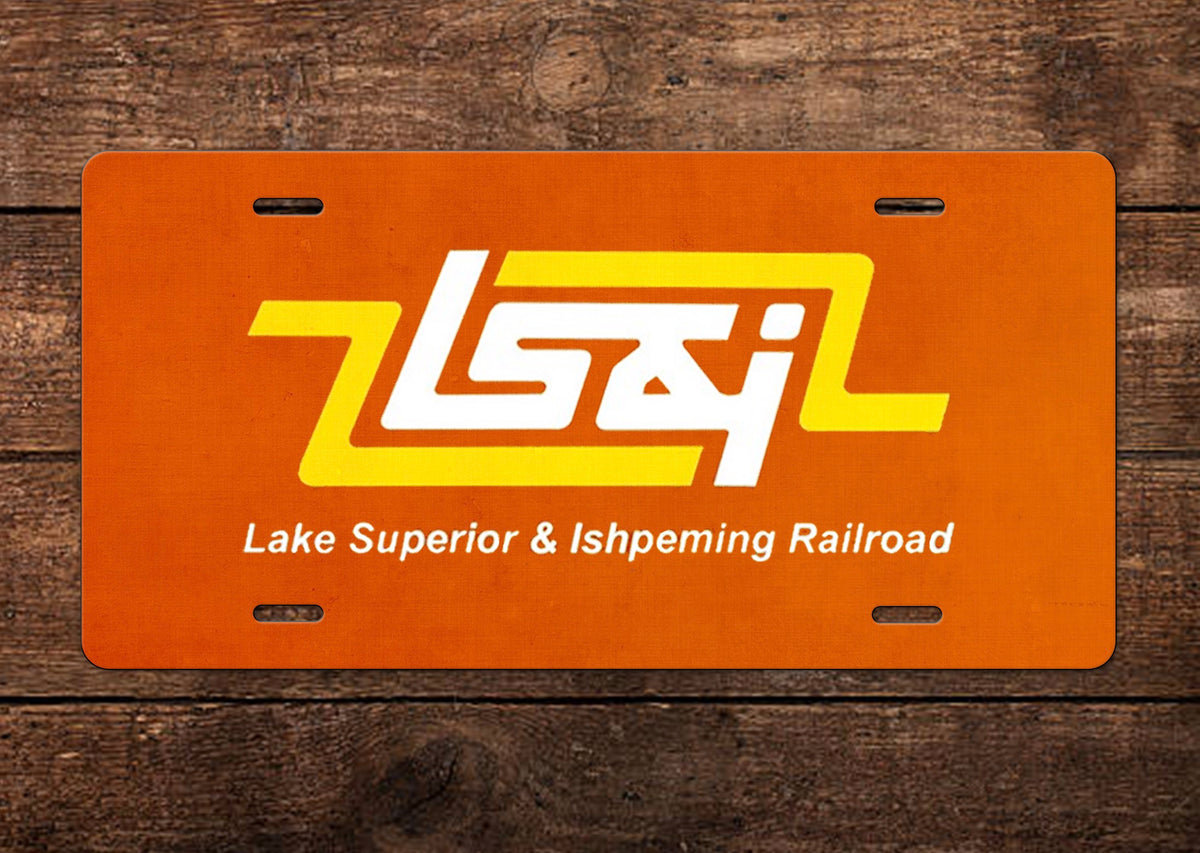 Lake Superior & Ishpeming Railroad License Plate – VintageTransCo