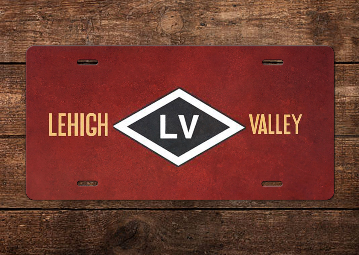 Lehigh Valley Logo License Plate – VintageTransCo