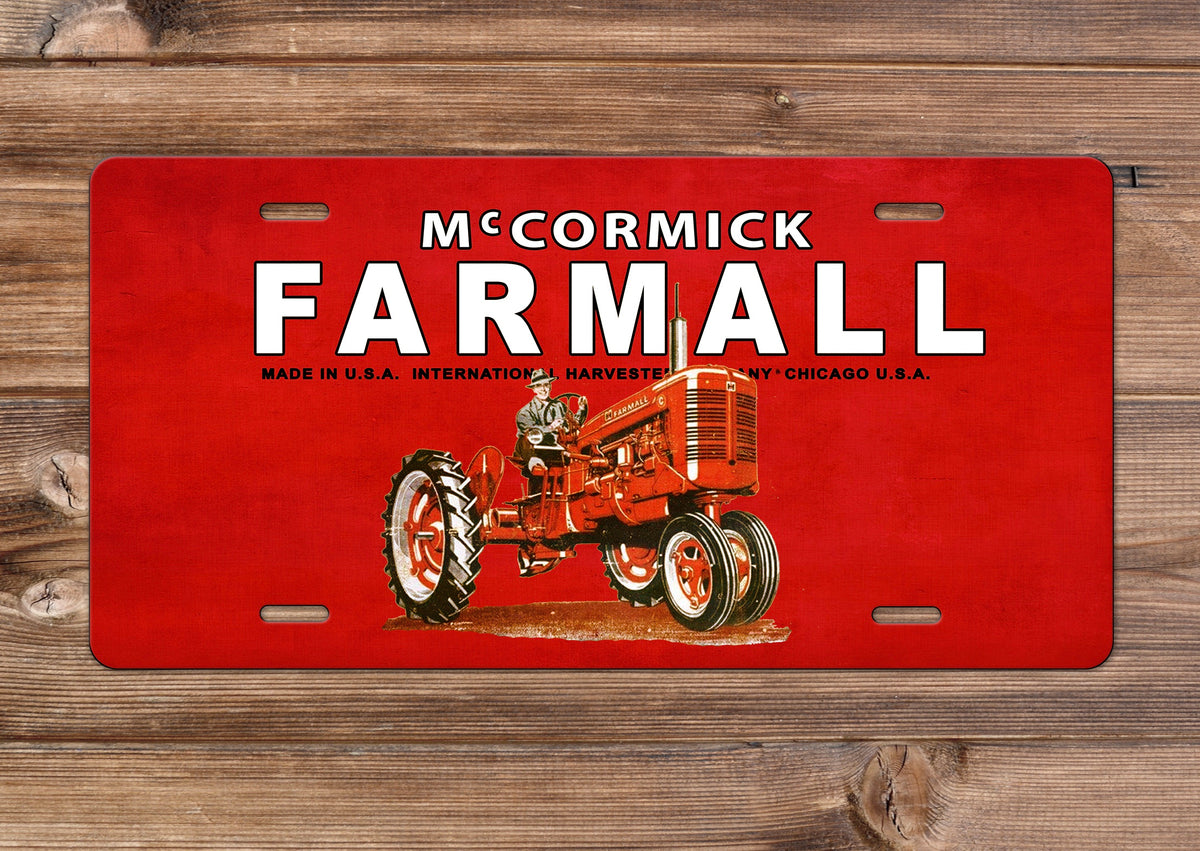 IH Farmall Super A Tractor License Plate – VintageTransCo