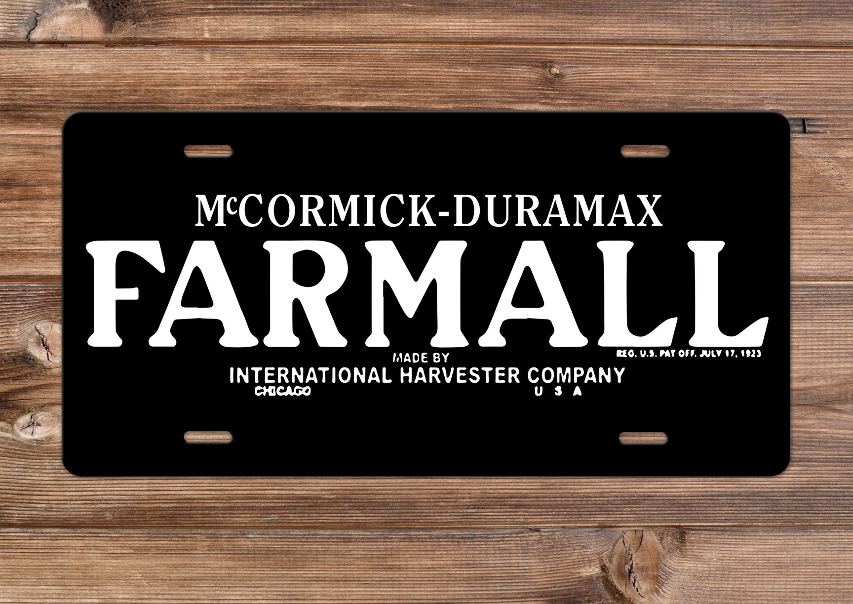 IH Farmall Duramax License Plate – VintageTransCo