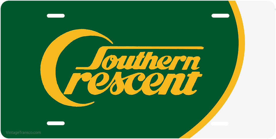 Southern Railway (SOU) "Southern Crescent" License Plate – VintageTransCo