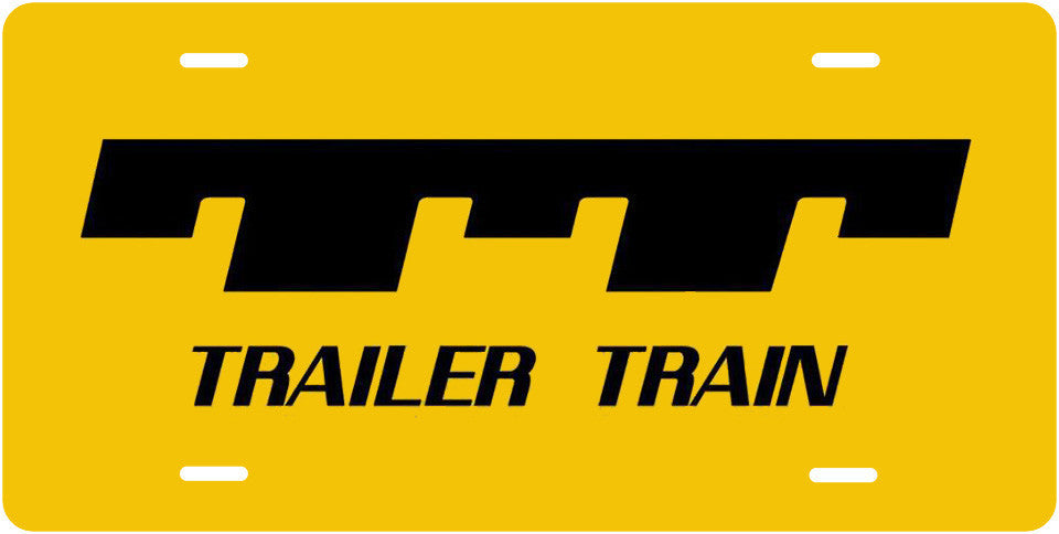 Trailer Train Logo License Plate – VintageTransCo